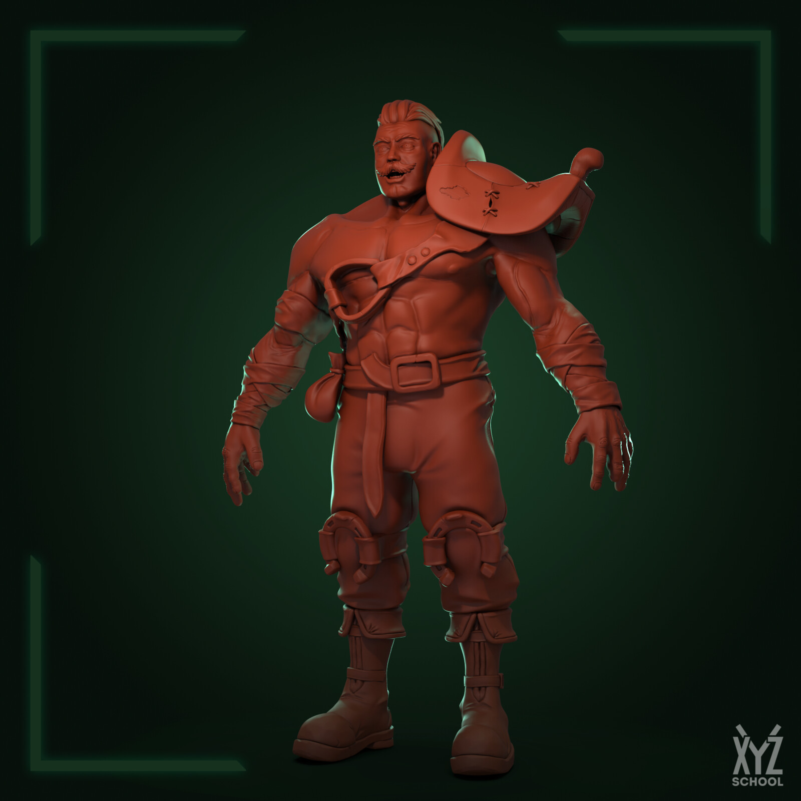 Sergey Chadov - The Stableman. Sculpt.