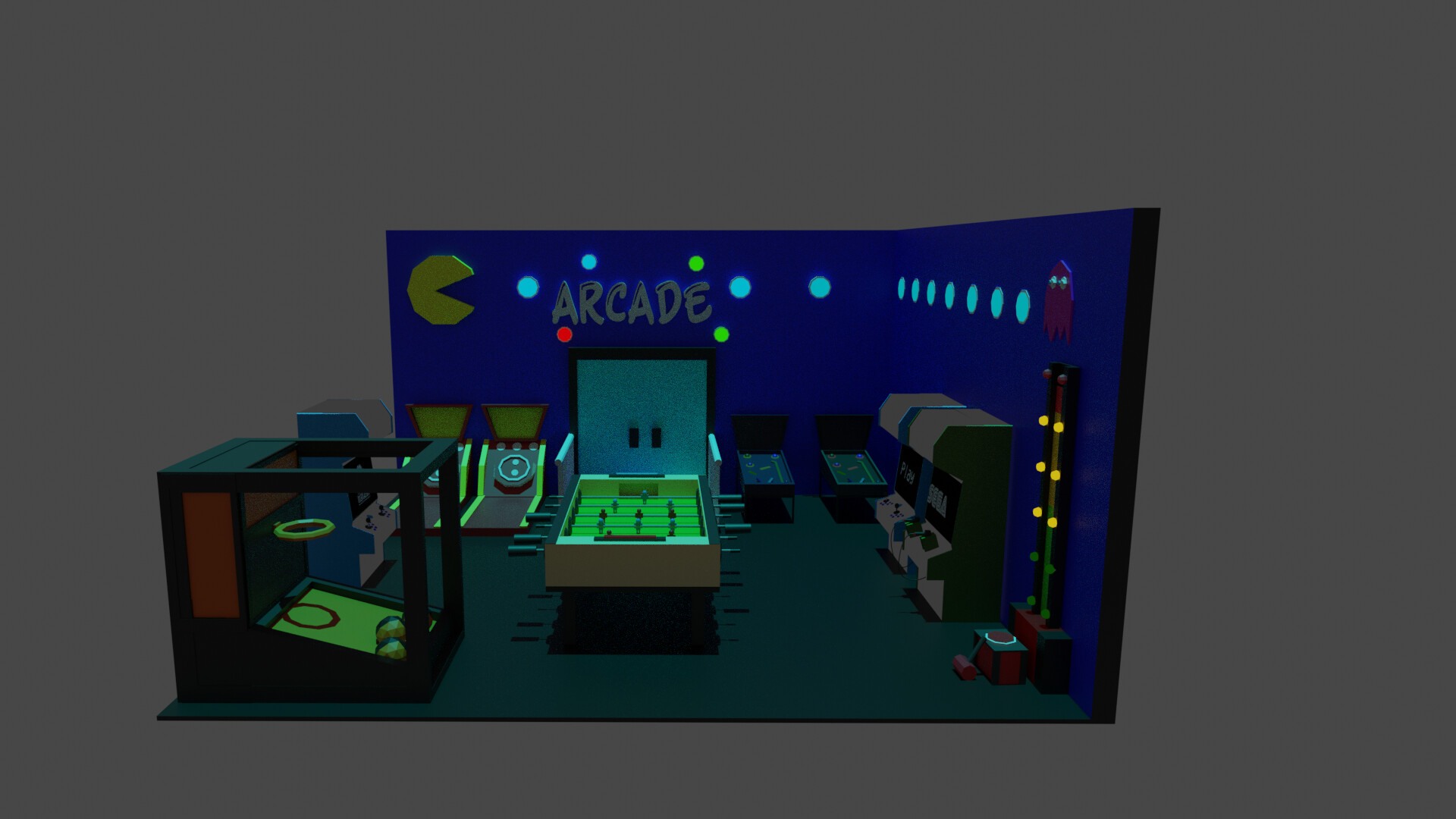 ArtStation - Arcade Room
