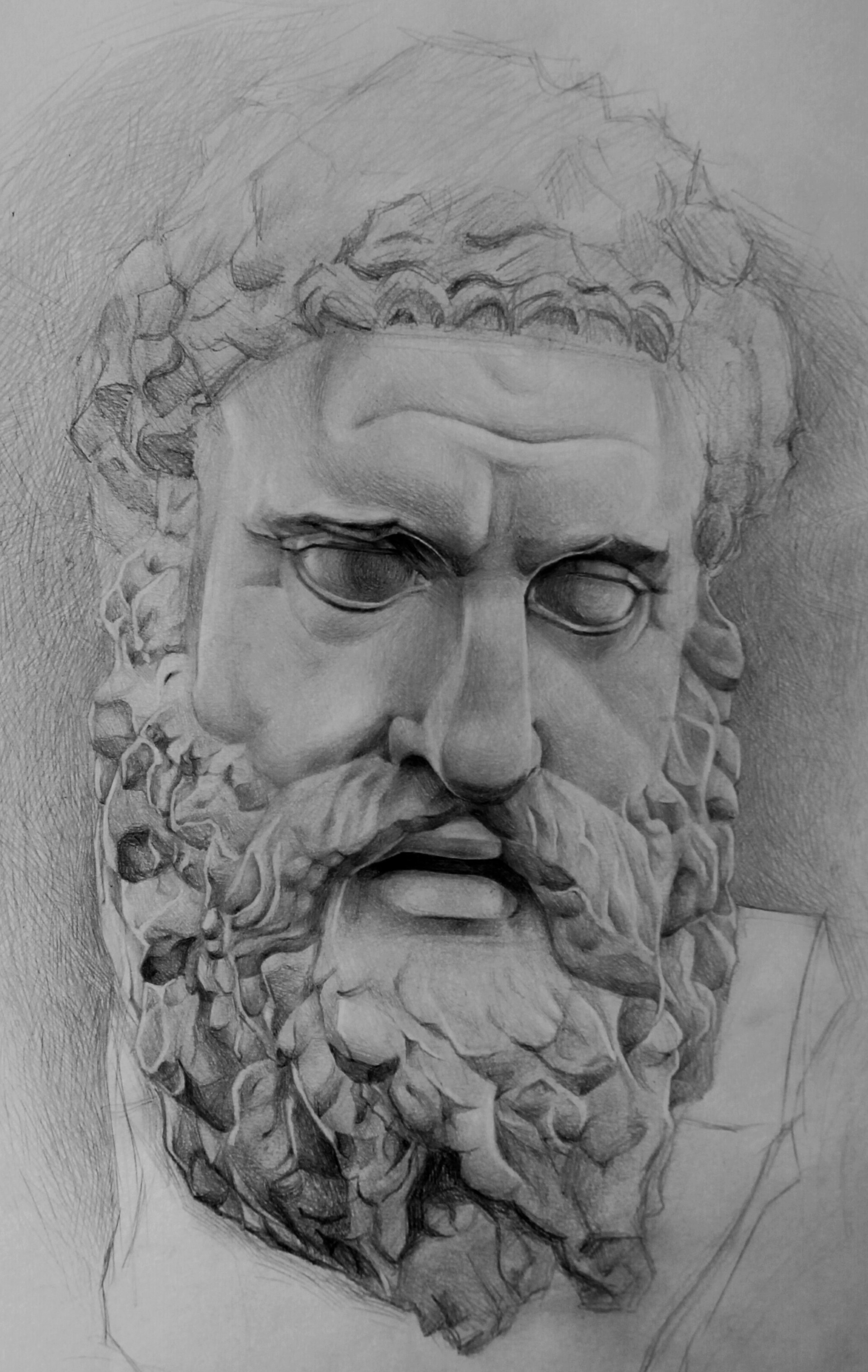 ArtStation - head of zeus