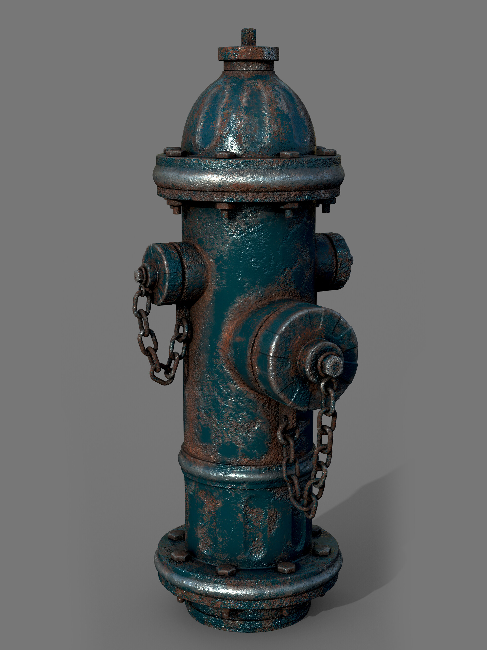ArtStation - Rusty Fire Hydrant
