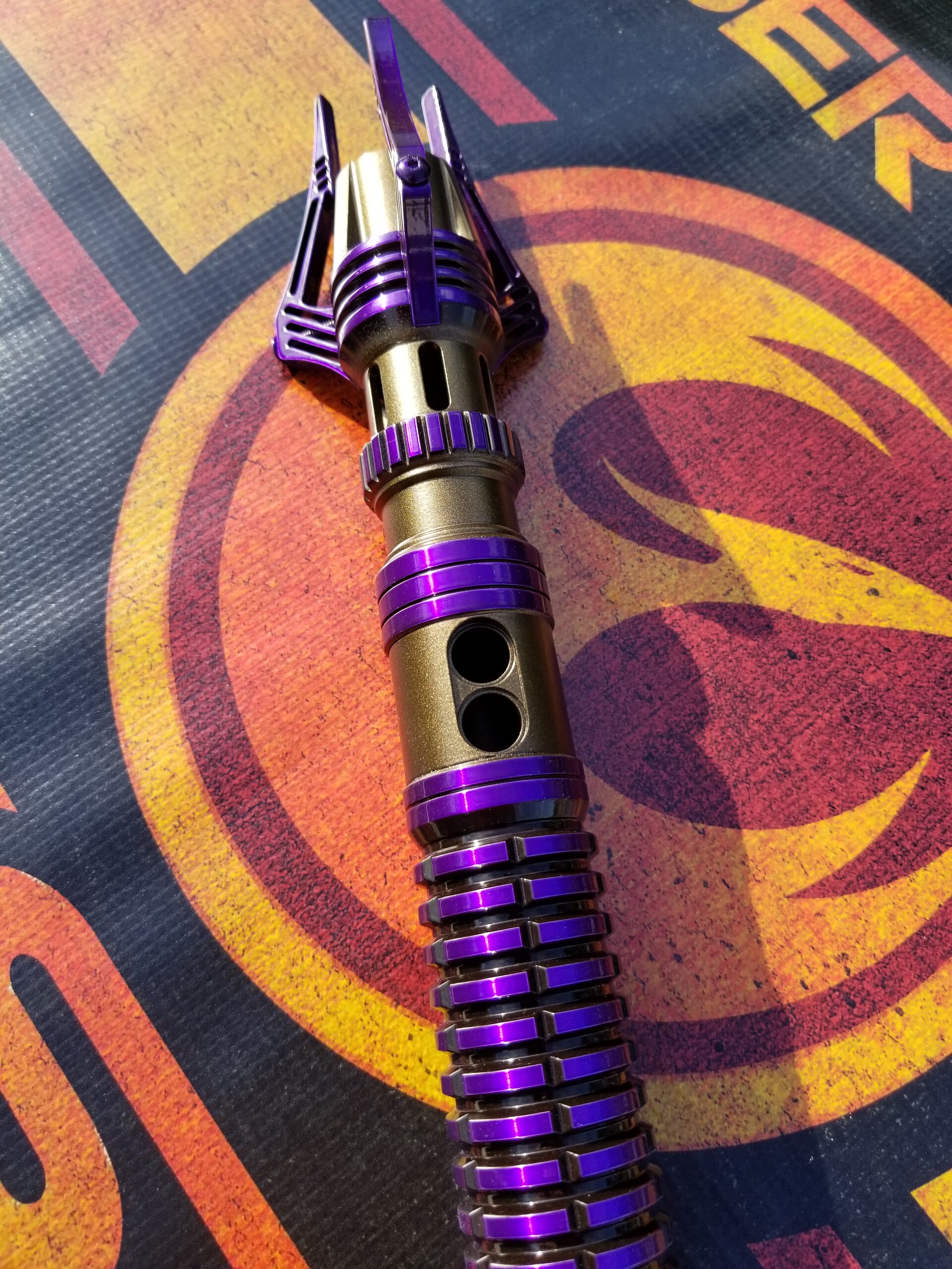 ArtStation - Purple and Bronze , a custom lightsaber powdercoat