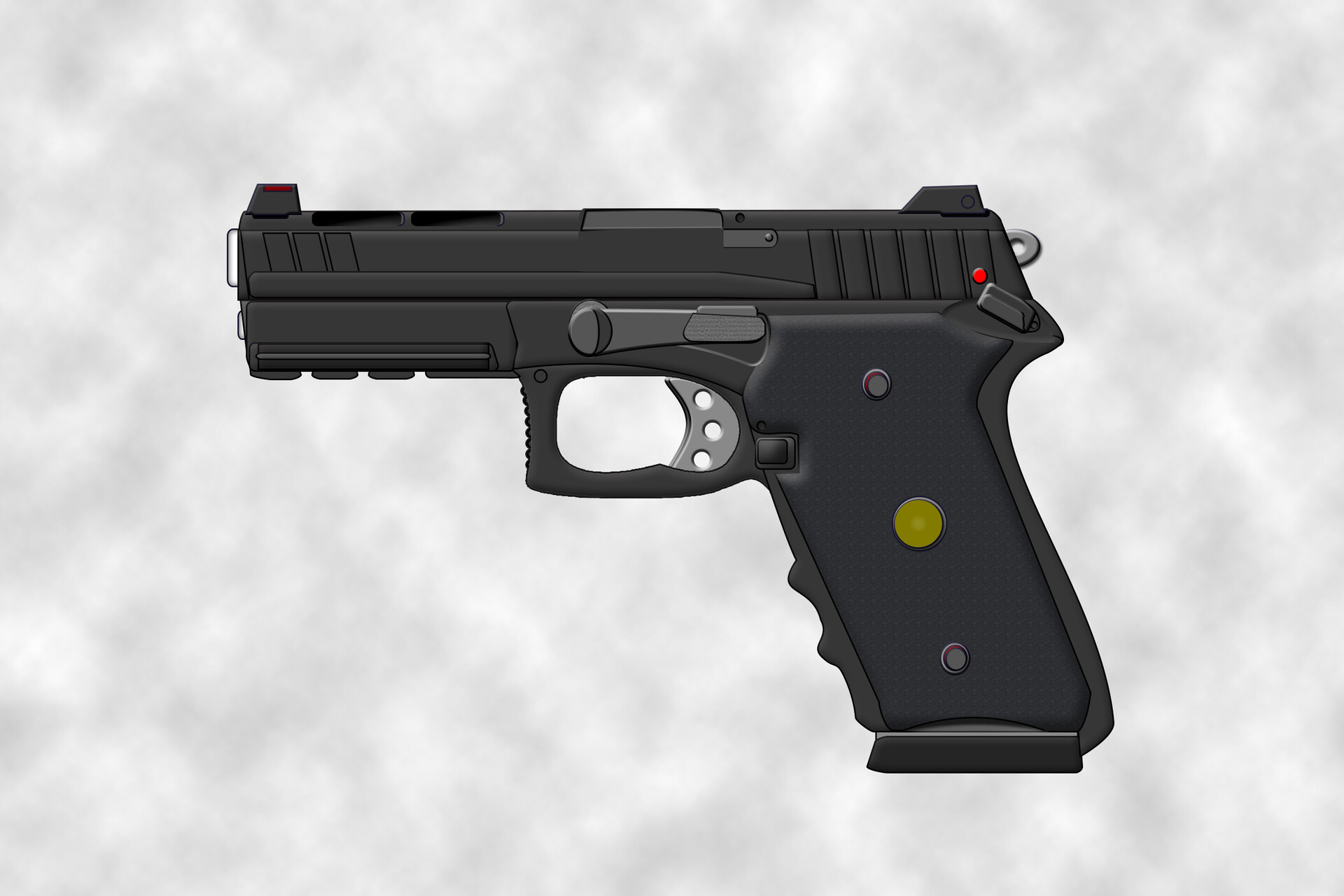 ArtStation - P25 Pistol