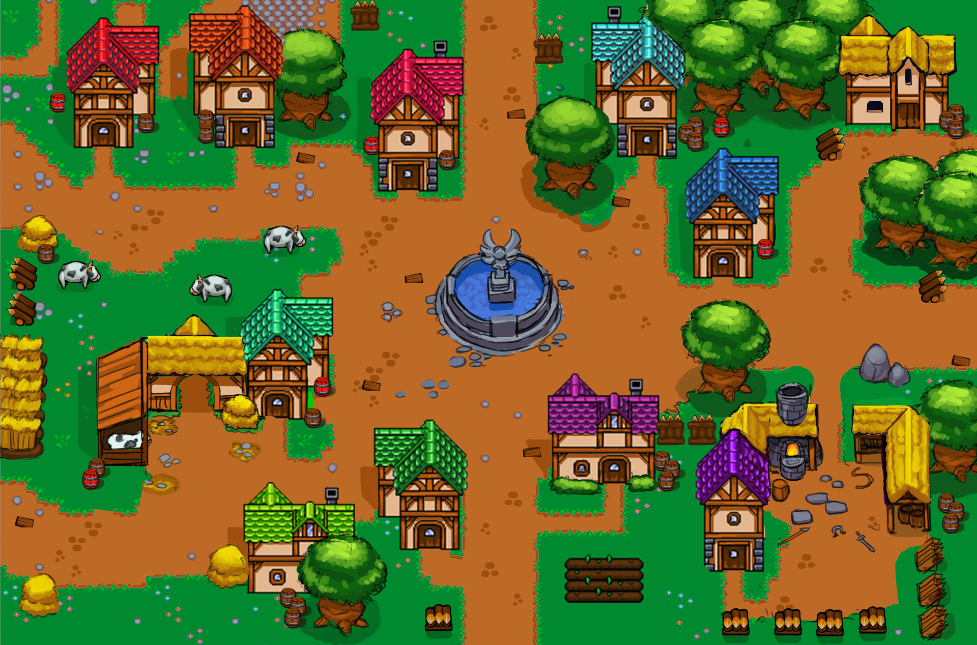 Sean Cornish - Four Warriors Artwork