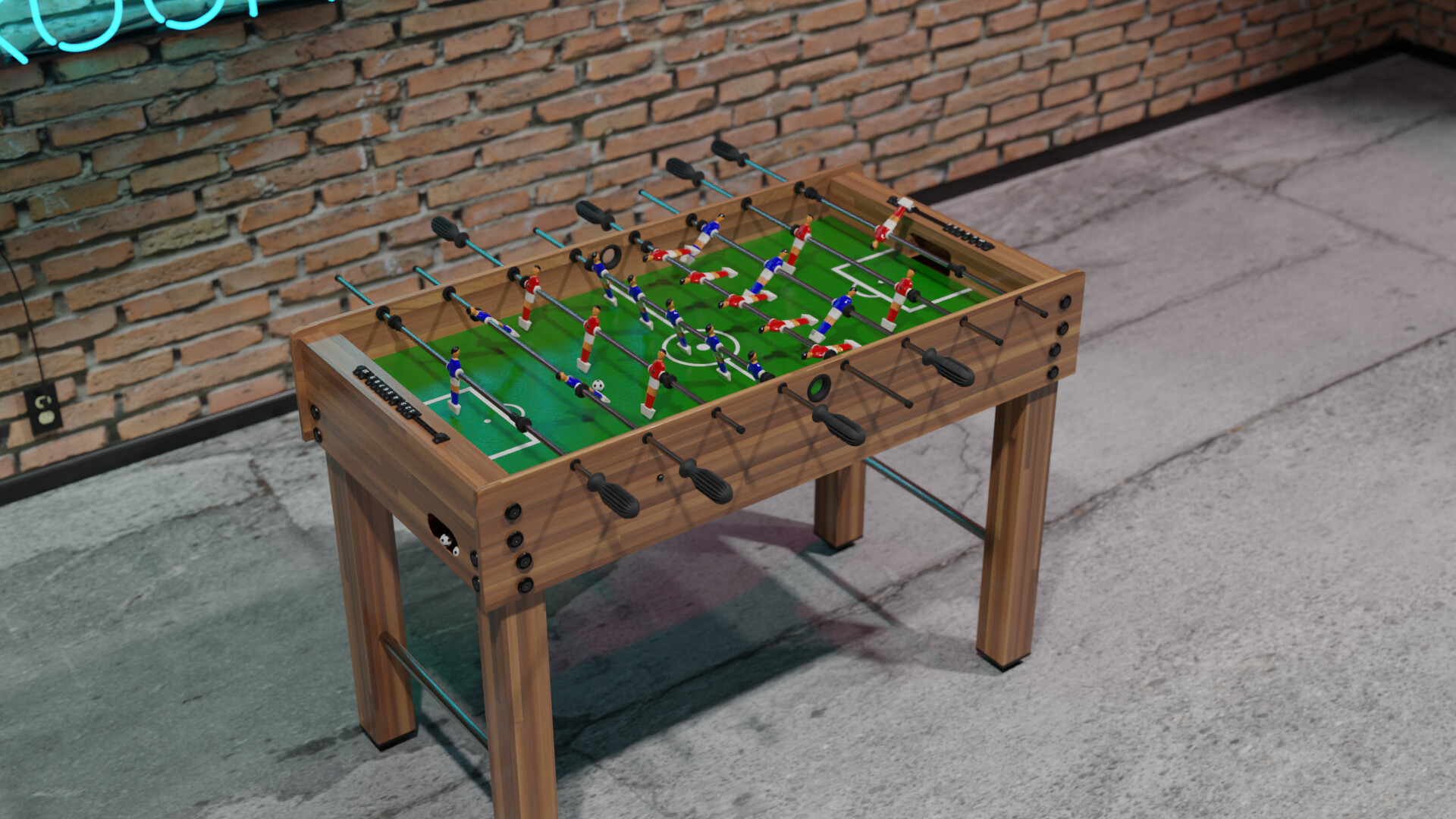 ArtStation - The Foosball Room, David MacLaren