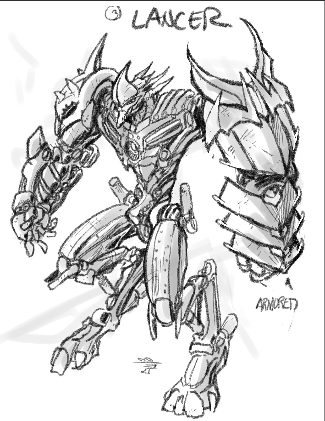 how to draw mecha boy