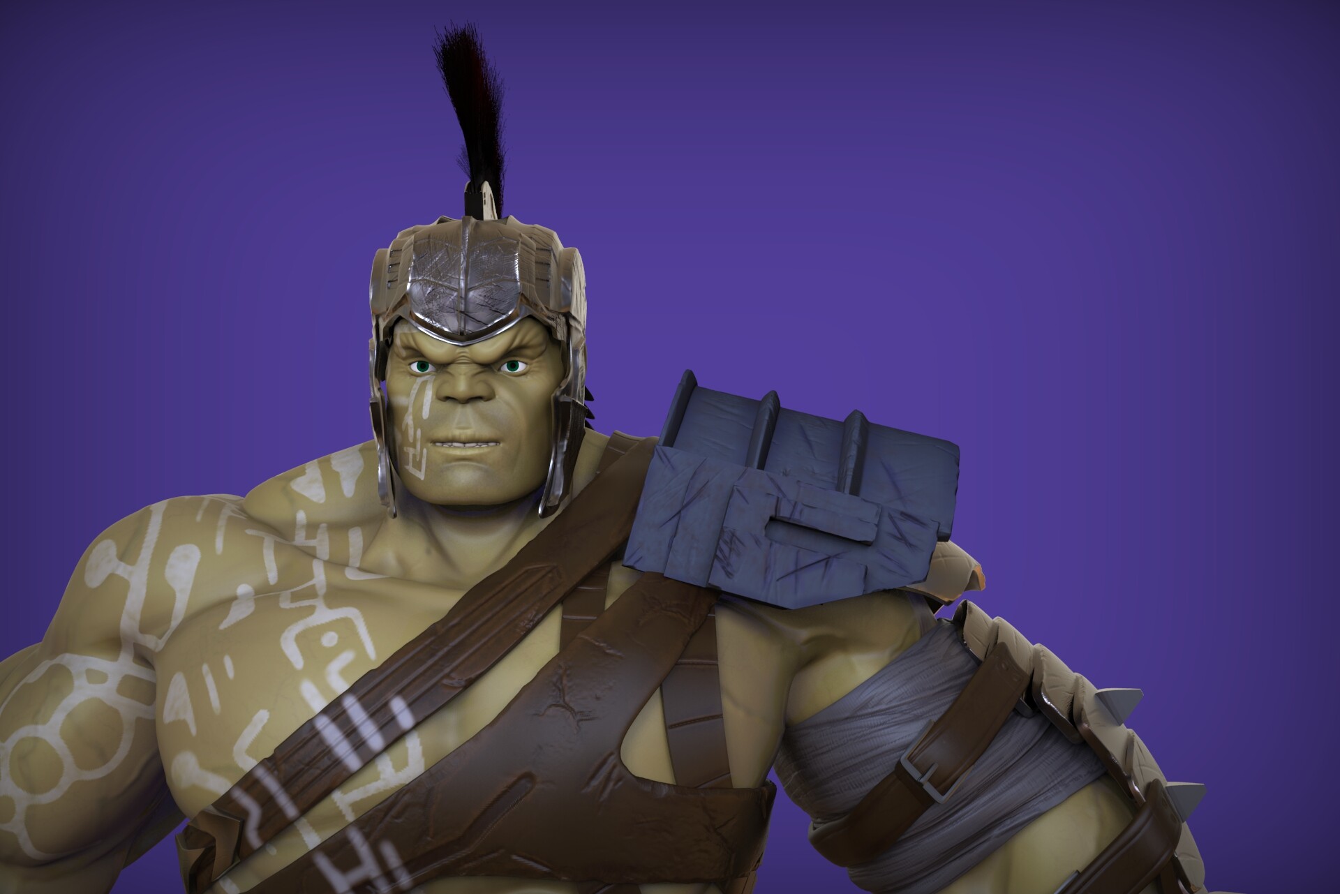 ArtStation - hulk (thor ragnarok version)