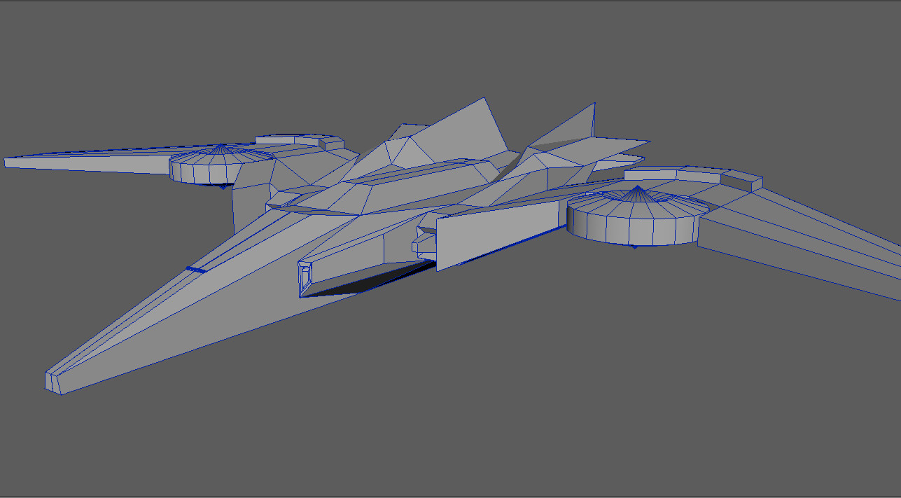 ArtStation - Low Poly Jet Fighter