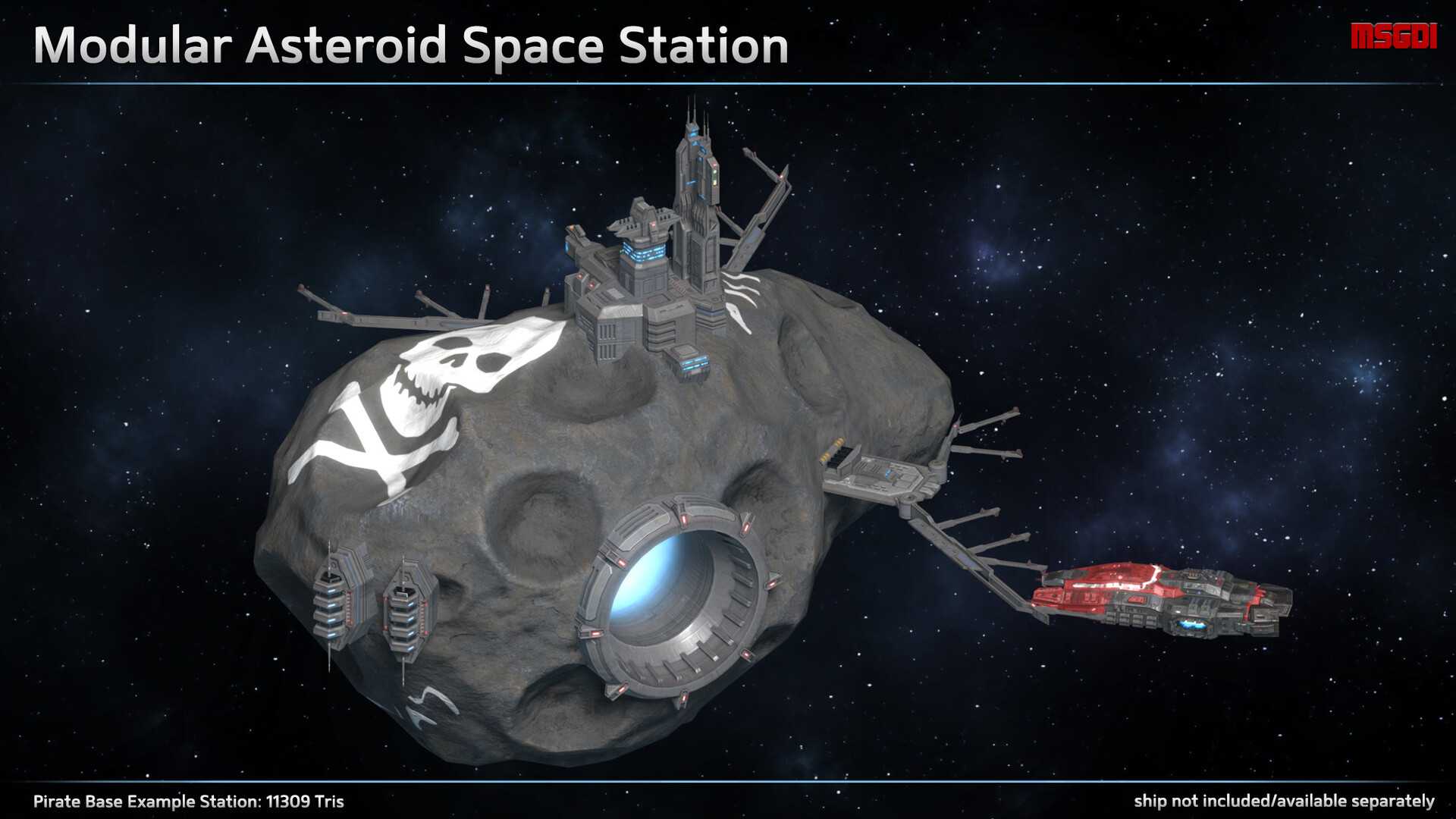 Space Engineers Asteroid Station