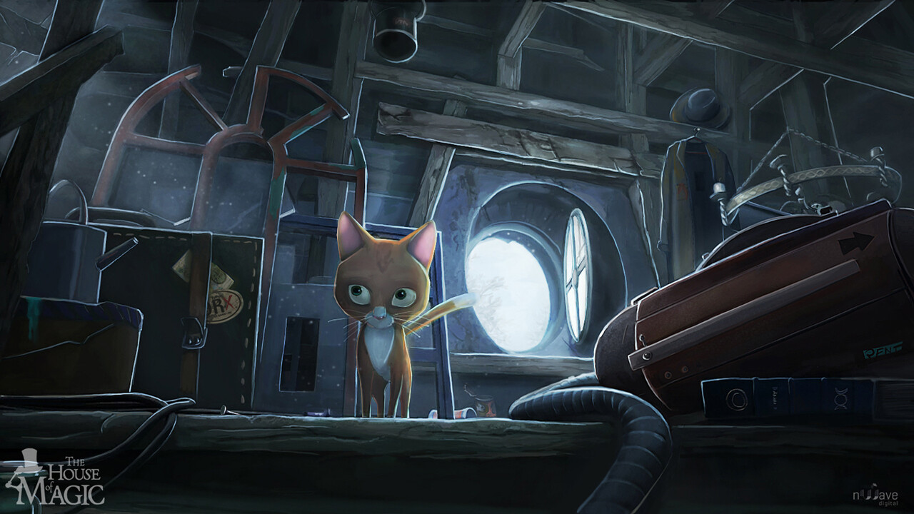 ArtStation - Attic - House of Magic