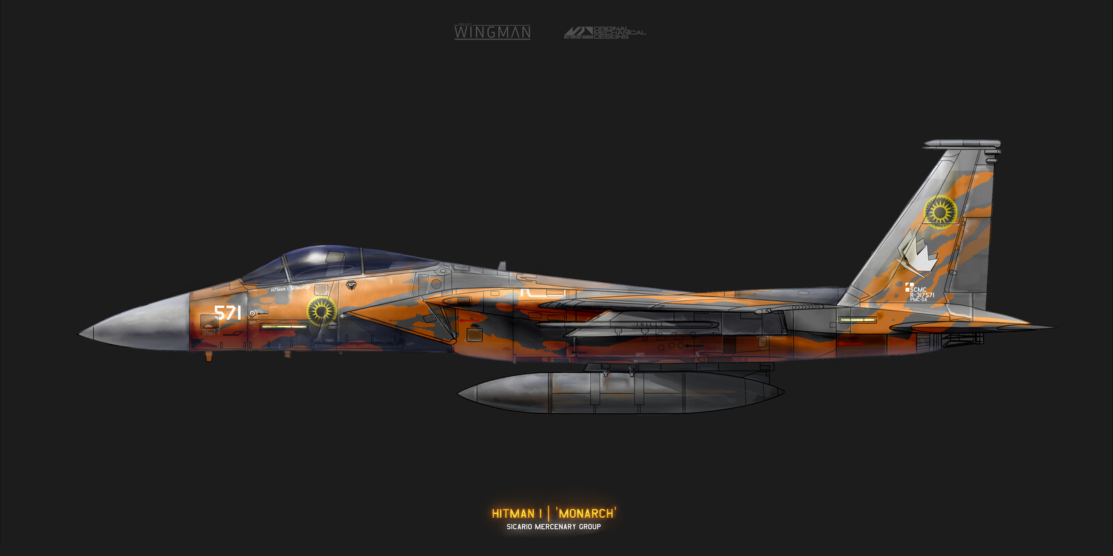 AST21 - PROJECT WINGMAN F-15C 'MONARCH'