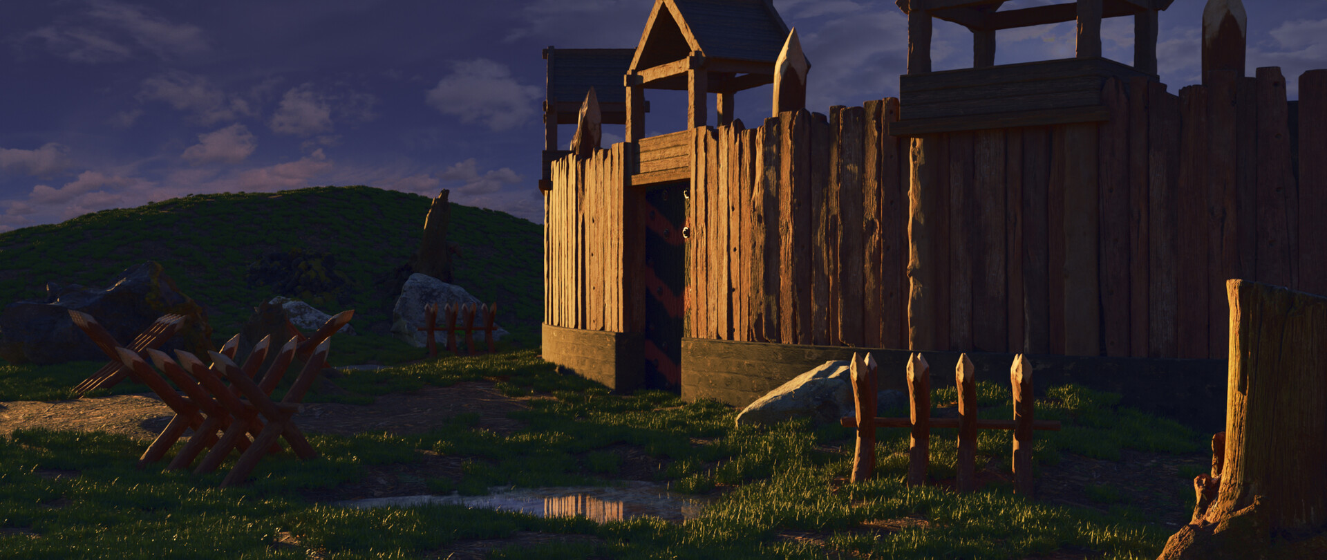 ArtStation - Viking fort