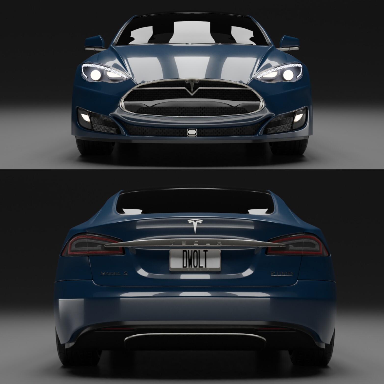 ArtStation - Tesla MODEL-S