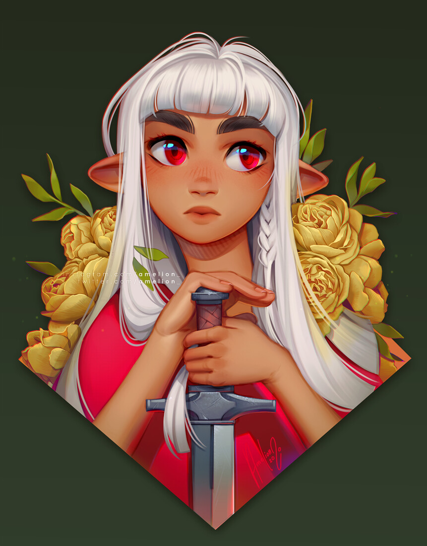 ArtStation - Ruby eyes