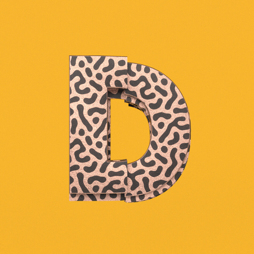 ArtStation - 3D Abstract Letter