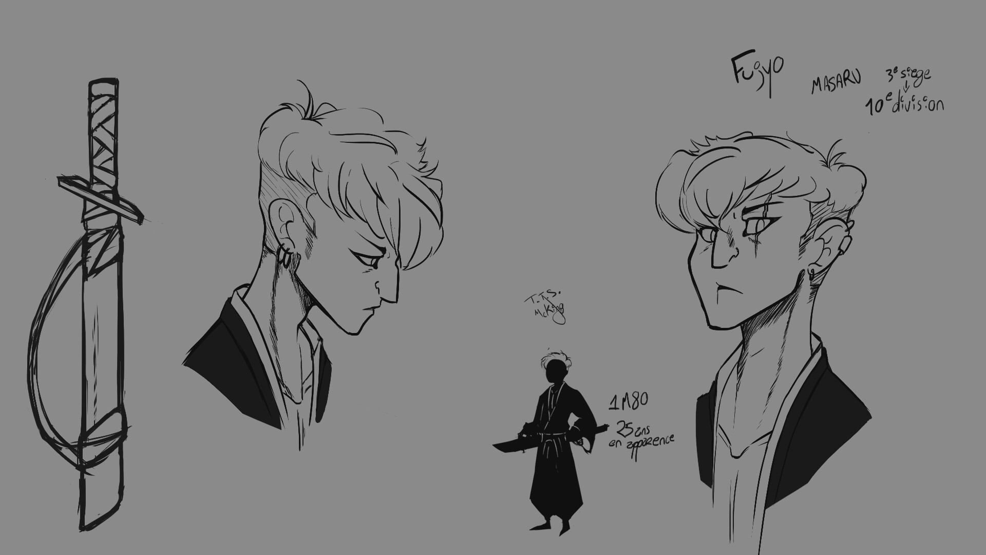 ArtStation - Fujyo the Shinigami | OC Bleach