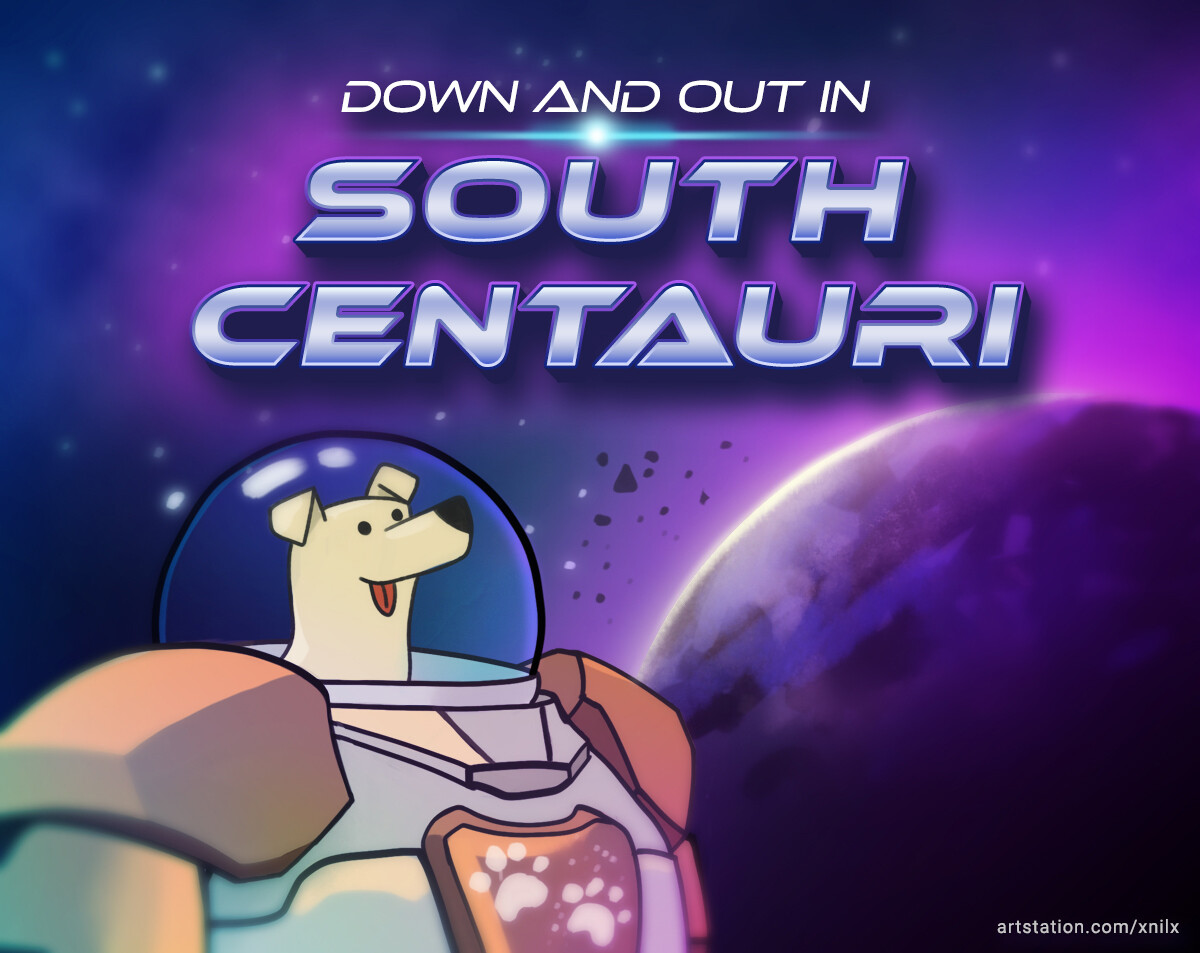 ArtStation - Down and Out in South Centauri [Game Off 2020]
