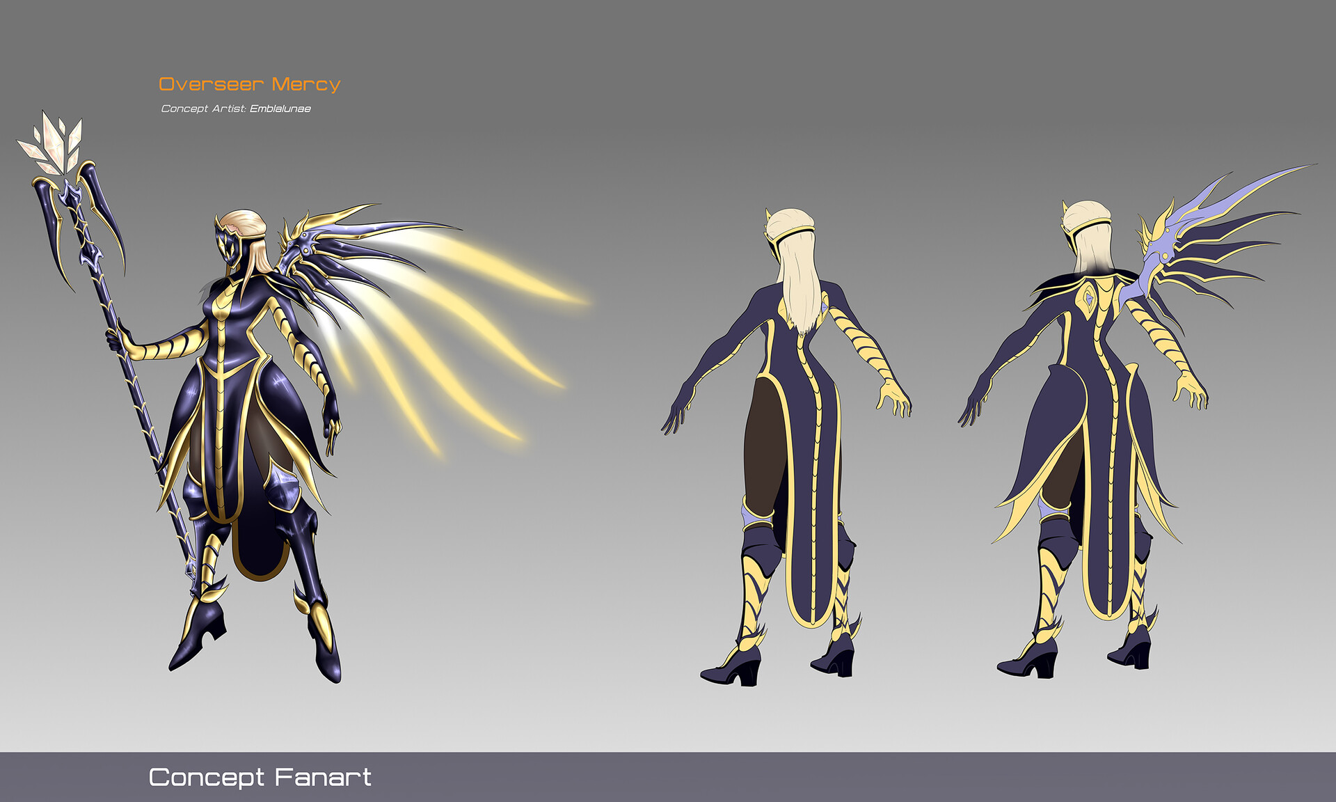 Gabriela Leal - Overseer Mercy Concept Art