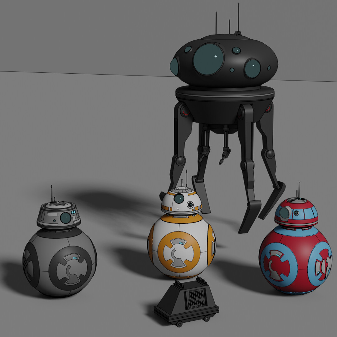 ArtStation - More Droids - Star Wars - Fan Art