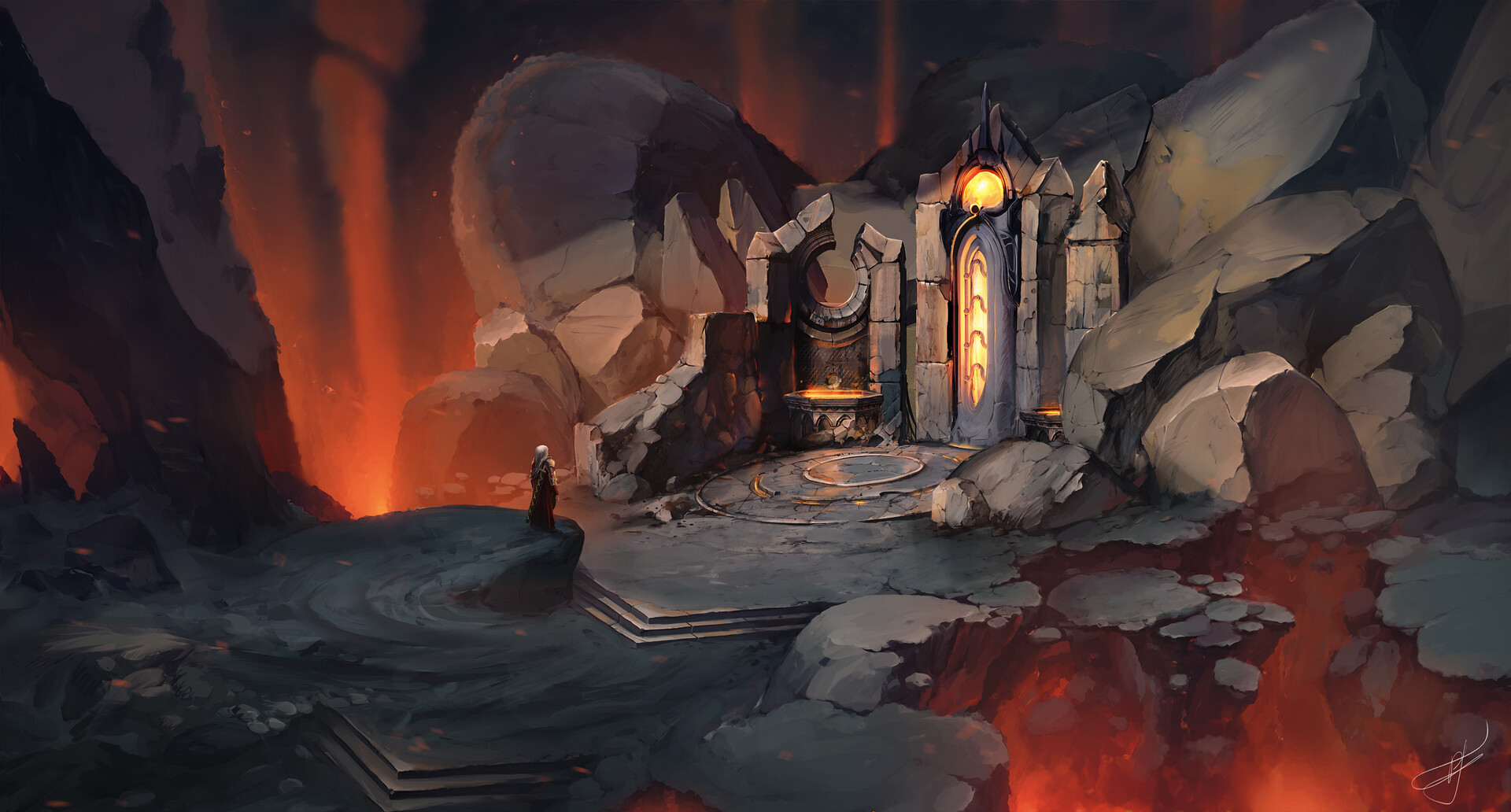 ArtStation - Fire altar