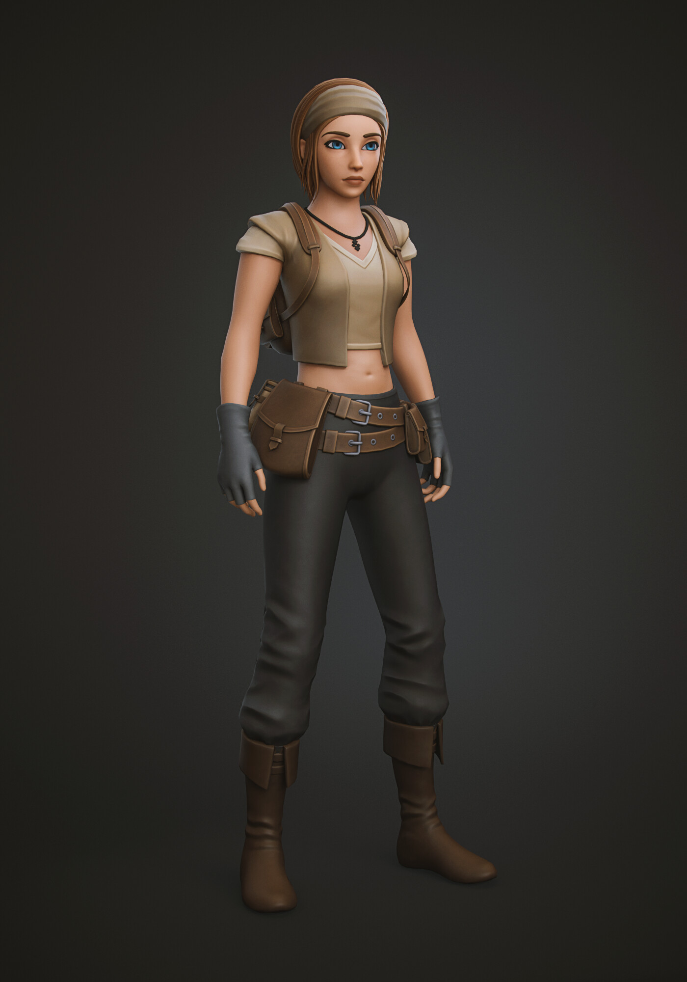 Art of Greg Zdunek - Kaia - Stylized Game Character