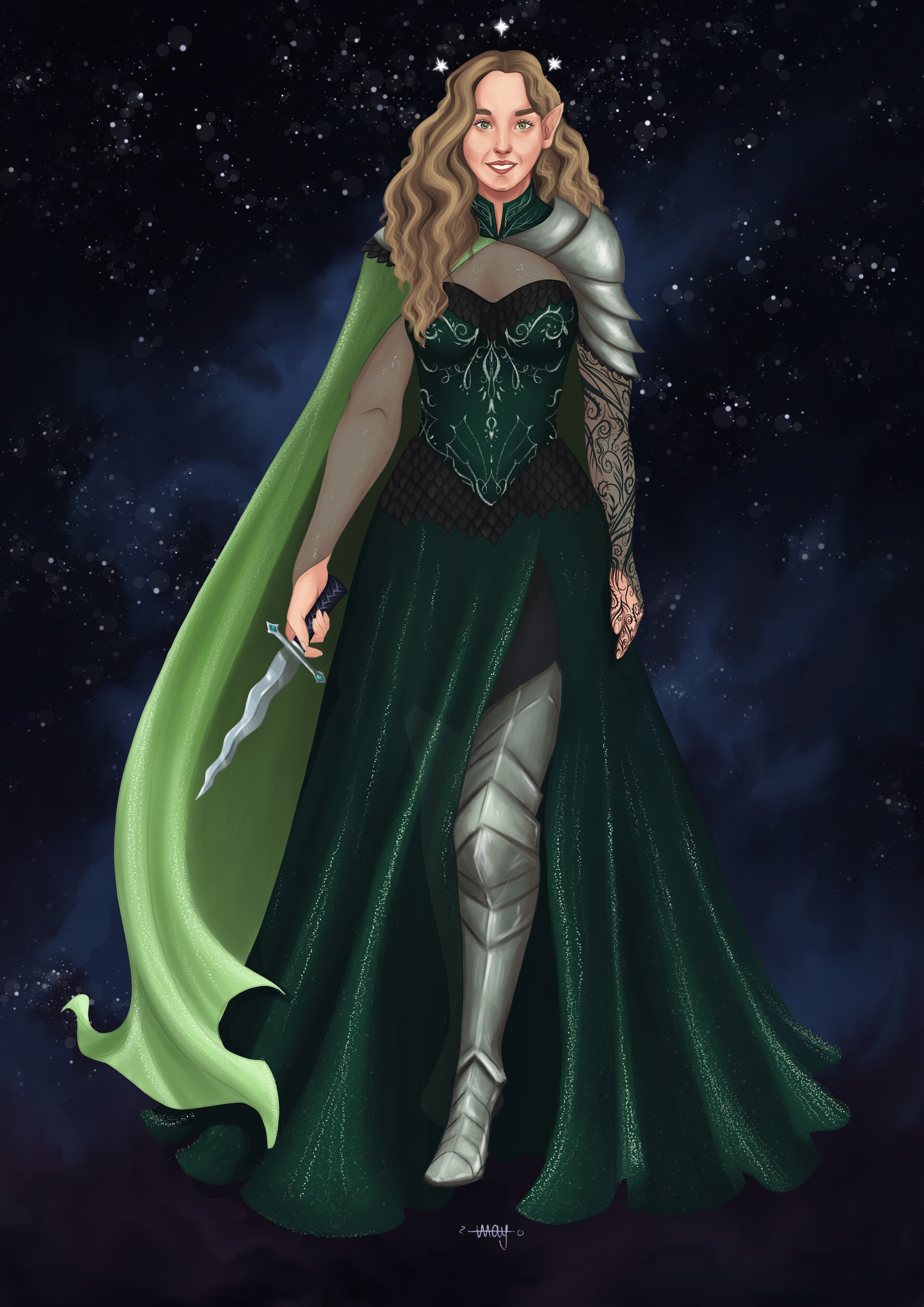 ArtStation - Portrait as Feyre