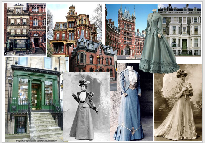 ArtStation - Victorian splash page moodboard