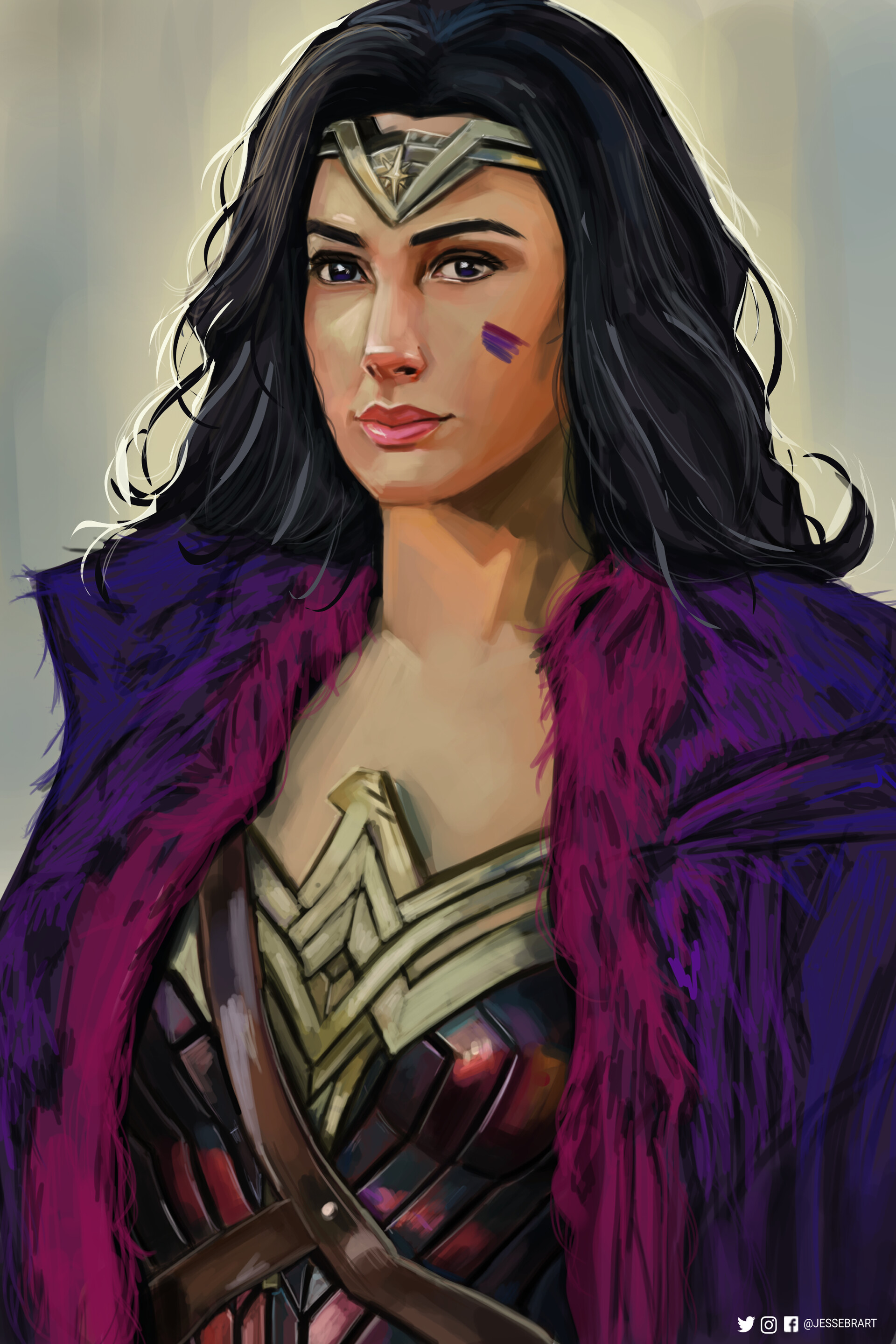 ArtStation - WonderWoman (BI FLAG) #PrideMonth