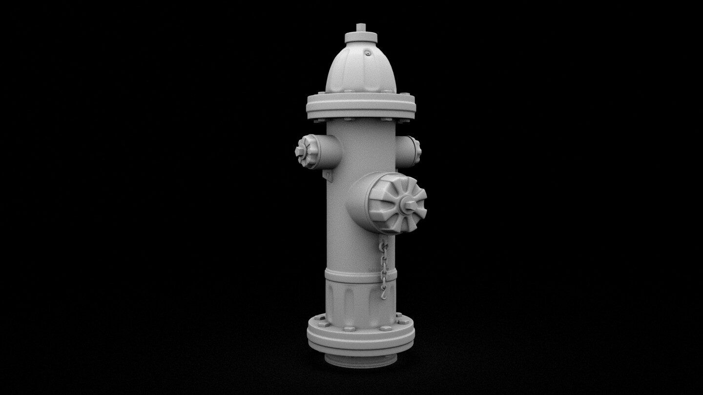 ArtStation - Fire Hydrant Hard surface study