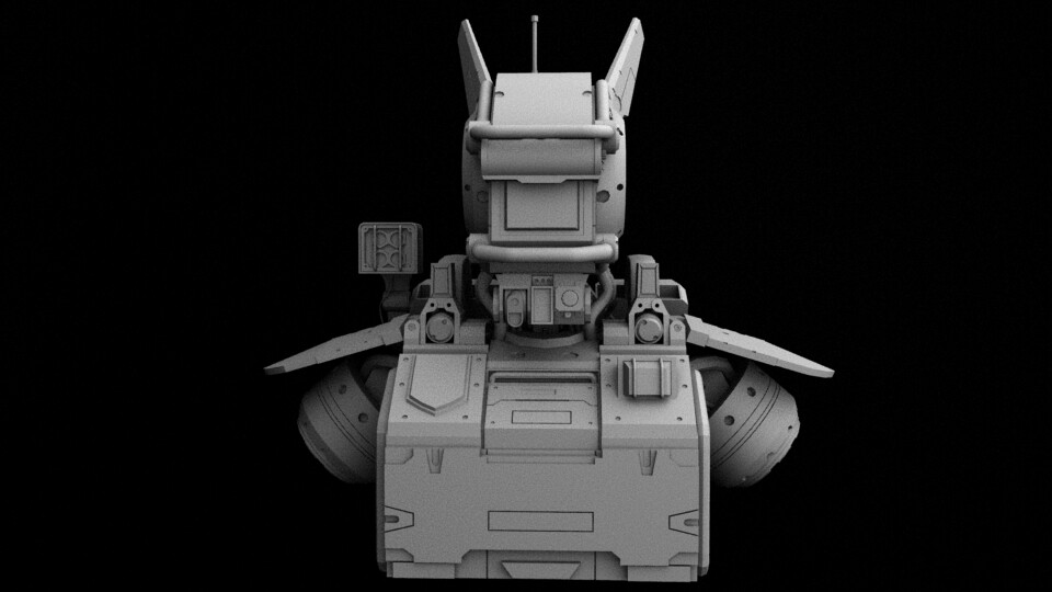 ArtStation - Chappie robot's upper body from Chappie the movie