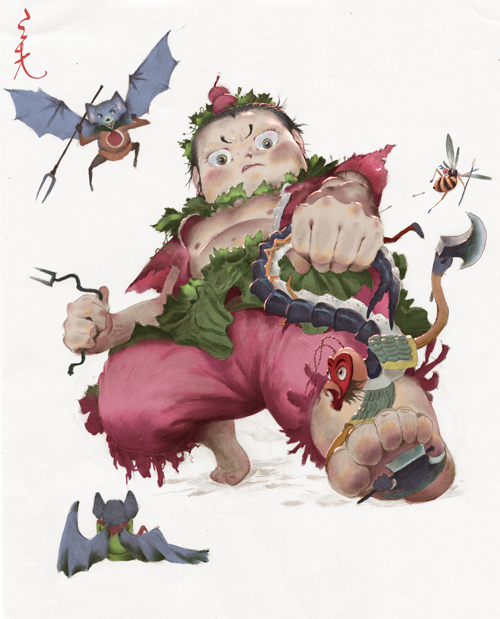 ArtStation - Calabash Brothers fan art