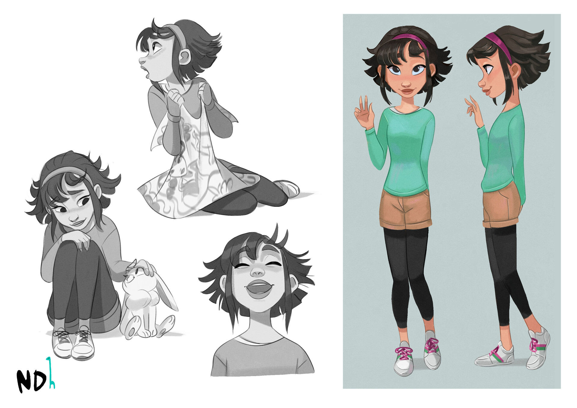 ArtStation - over the moon fanart