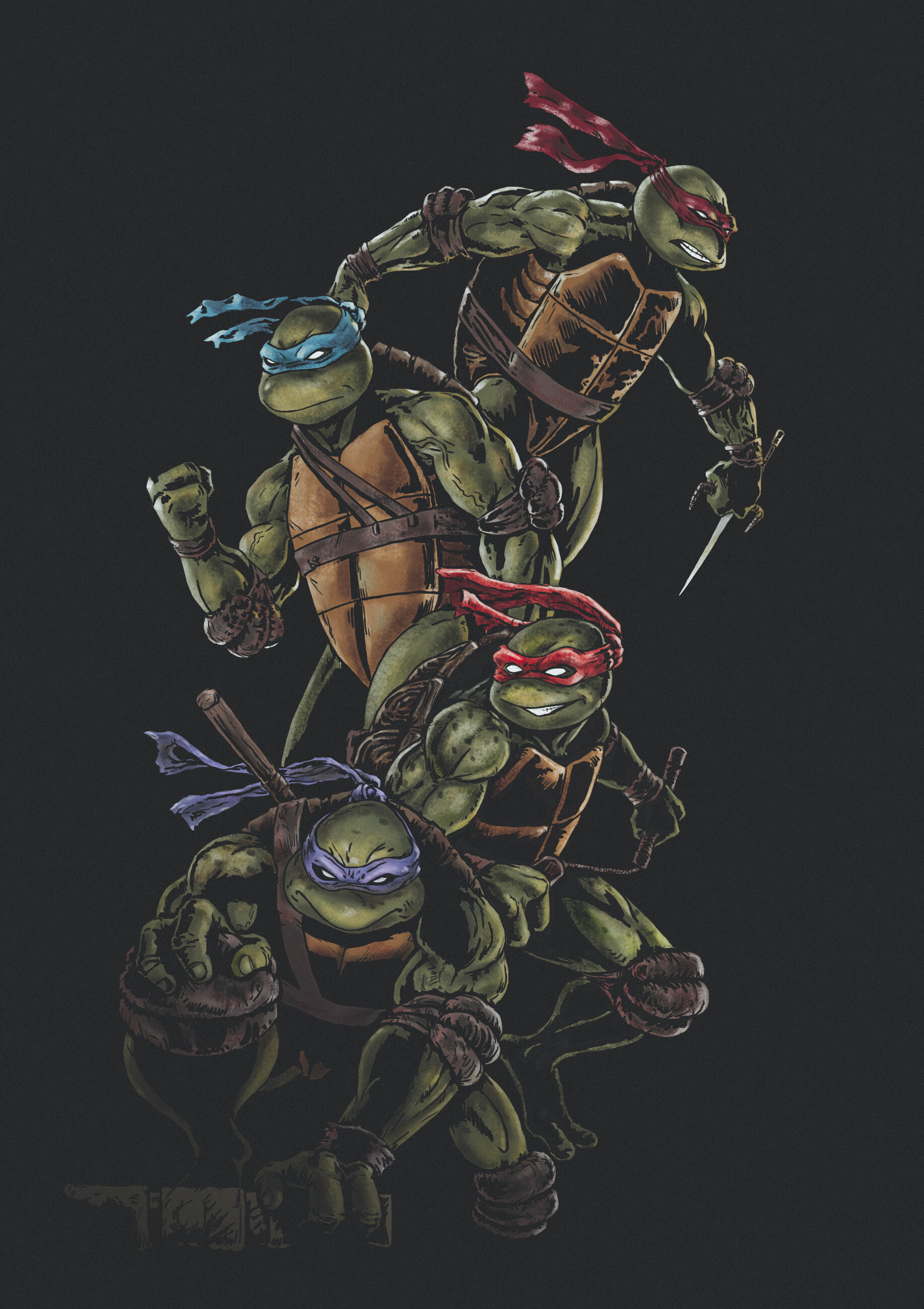 ArtStation - TMNT 1990