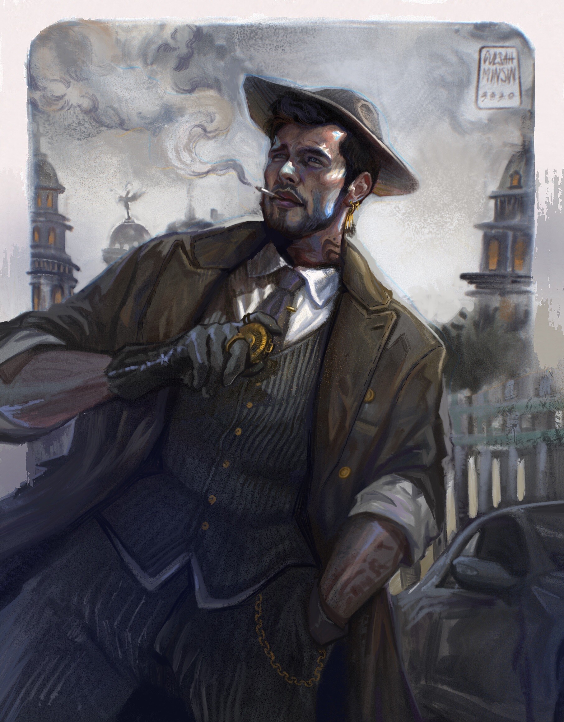 ArtStation - Dedective OC