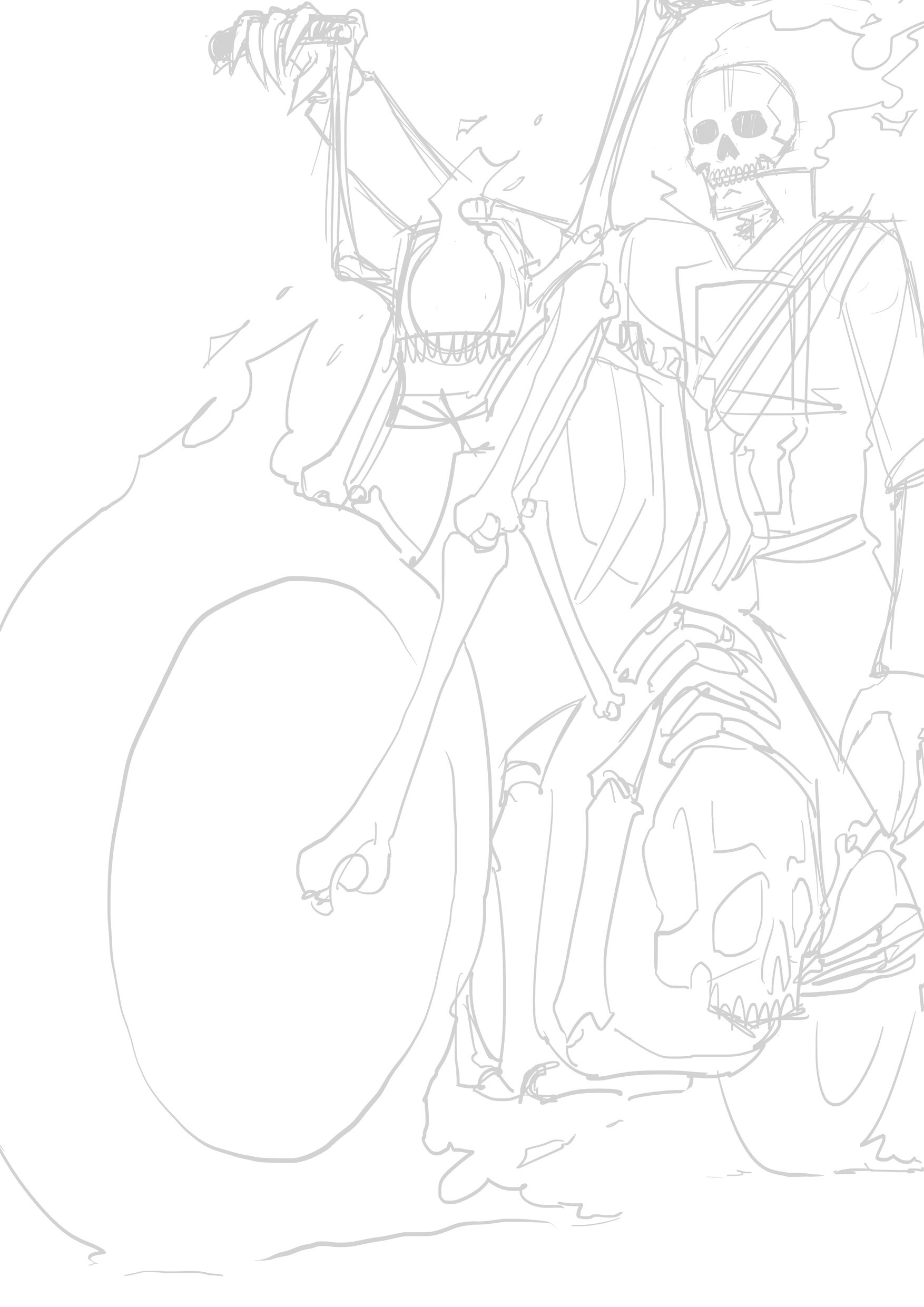 ghost rider motorcycle coloring pages