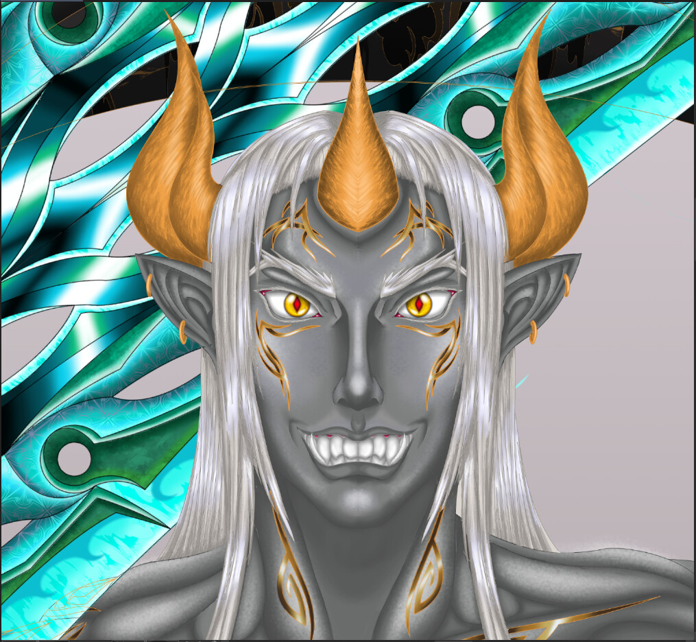 ArtStation - Vajrayaksa Overlord Rou. Re:Monster Fanart