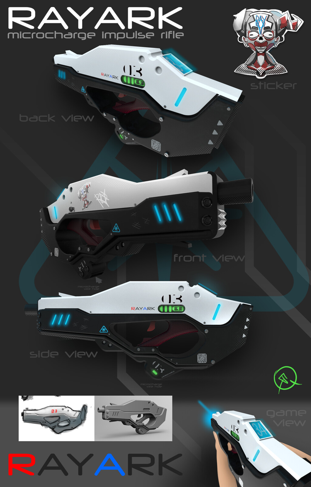 Evil Torn - RayArk rifle concept