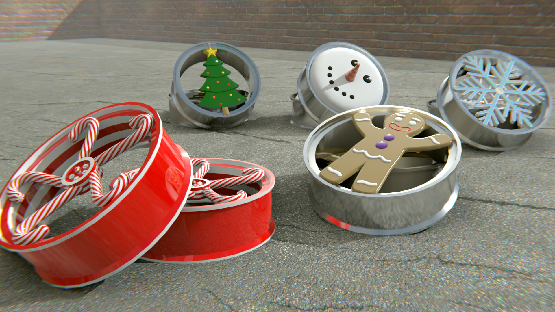 ArtStation - Christmas Rims for Vehicle Simulator (Roblox)