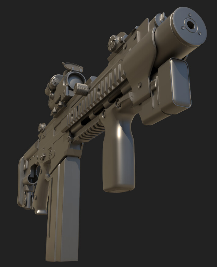 Shaun Mackey - Modular Rifle (high poly)