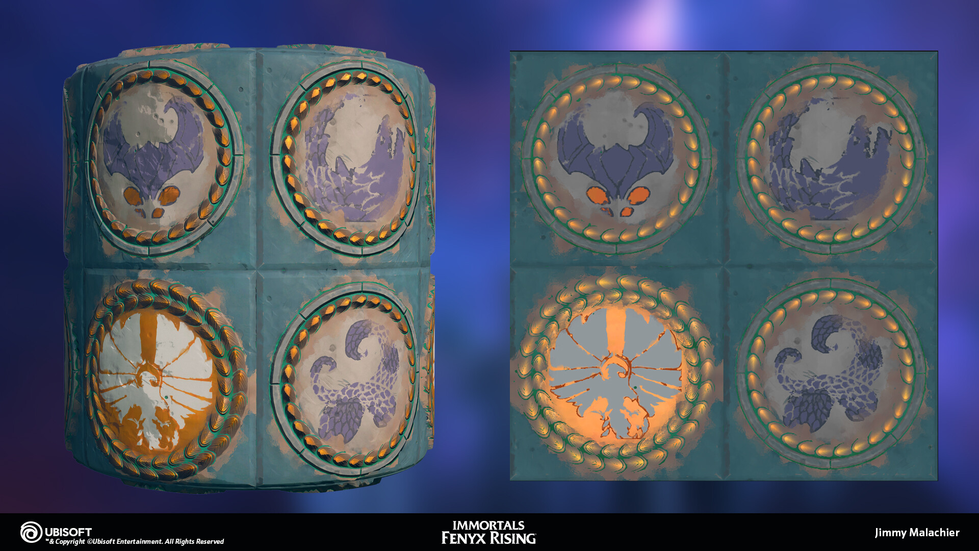 Jimmy Malachier - Immortals Fenyx Rising : Tartarus Dungeon Textures