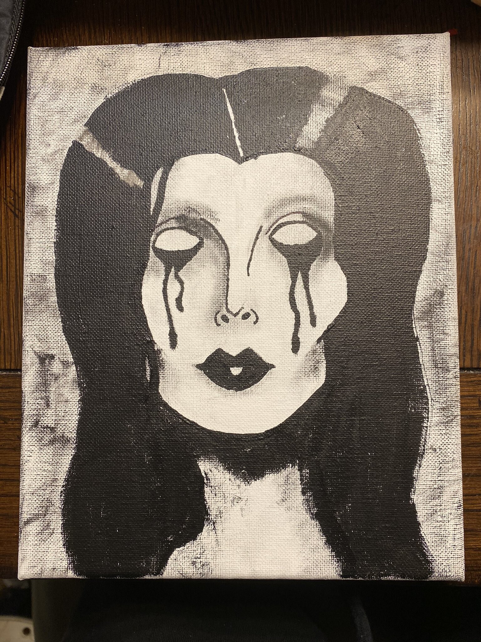 ArtStation - spooky lady painting