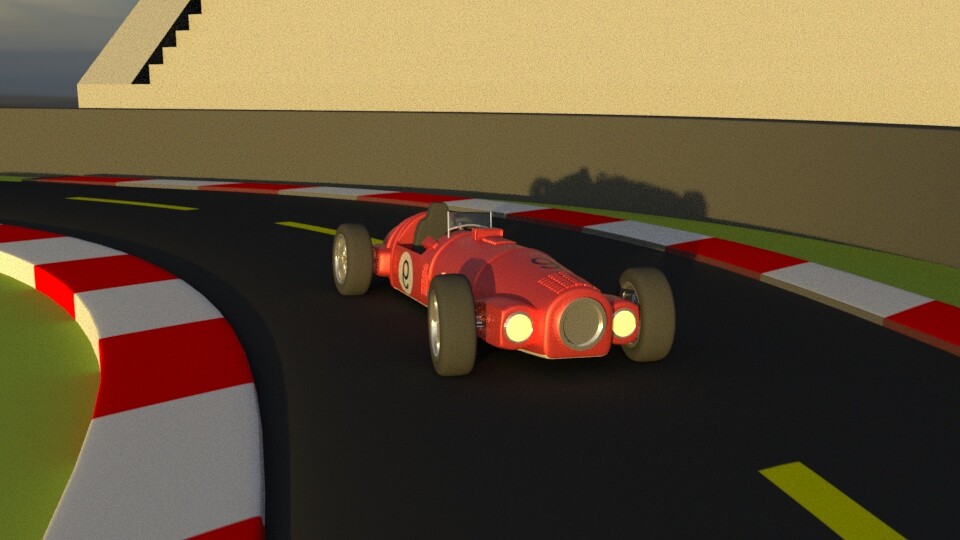 ArtStation - Racing car