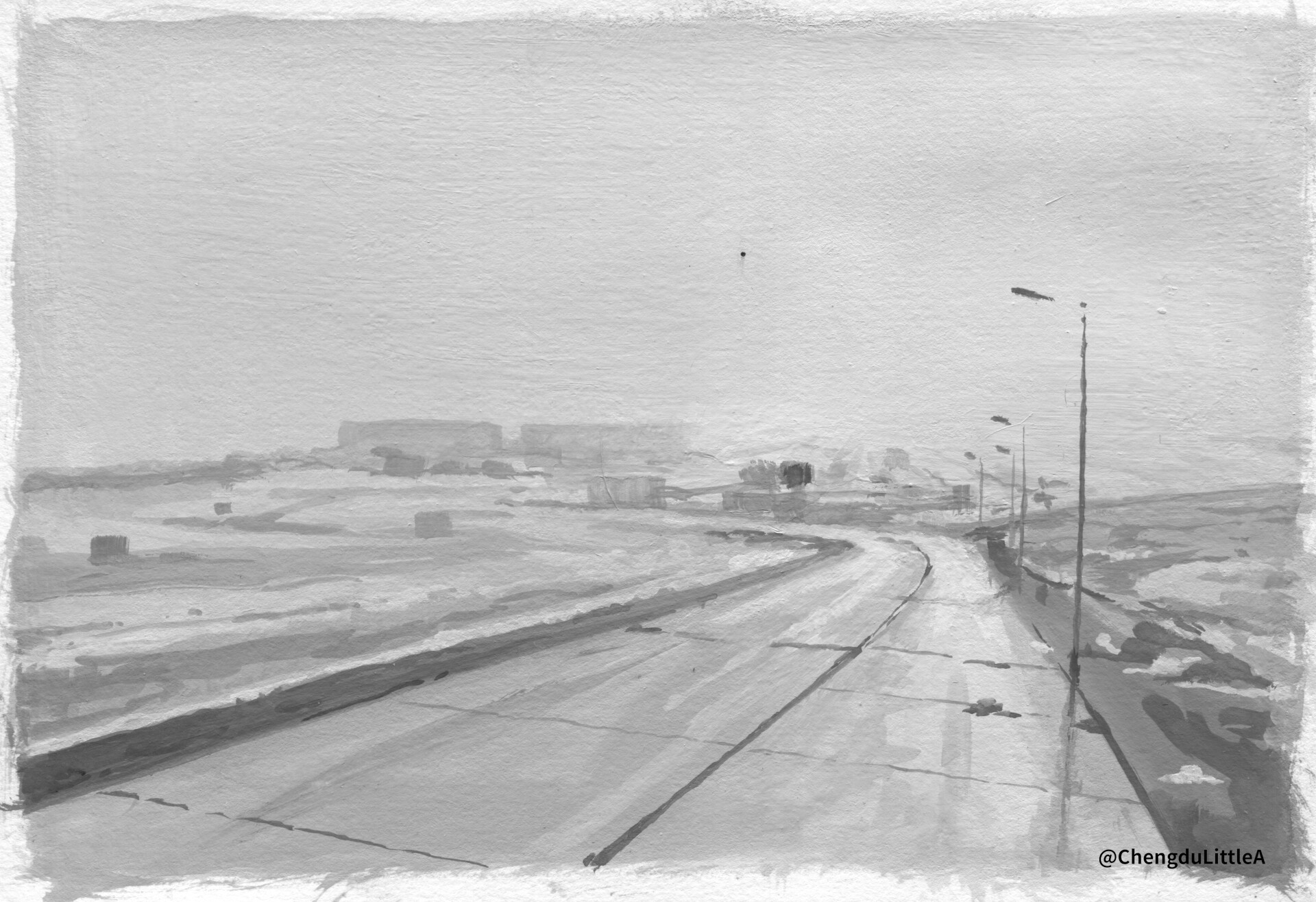 ArtStation - Cloud Travel #8: Fading Streets