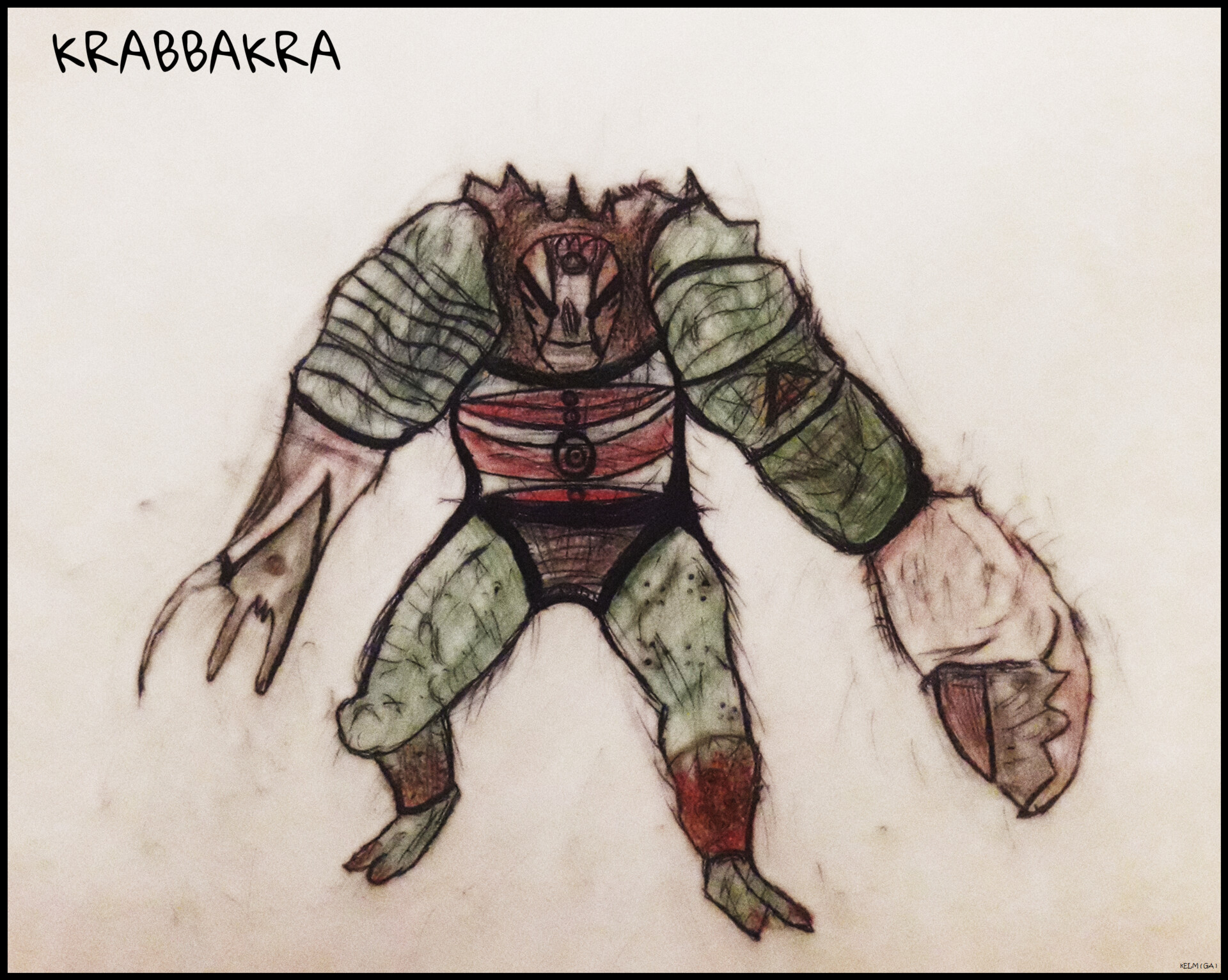 ArtStation - ( Sketch ) KRABBAKRA . by . Khalid EL Morabethi
