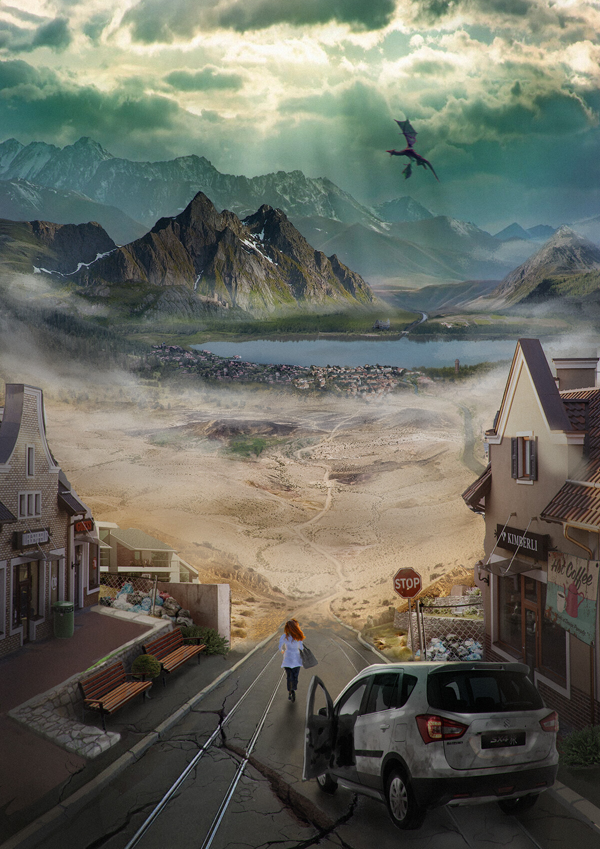 ArtStation - Two Worlds - Book cover