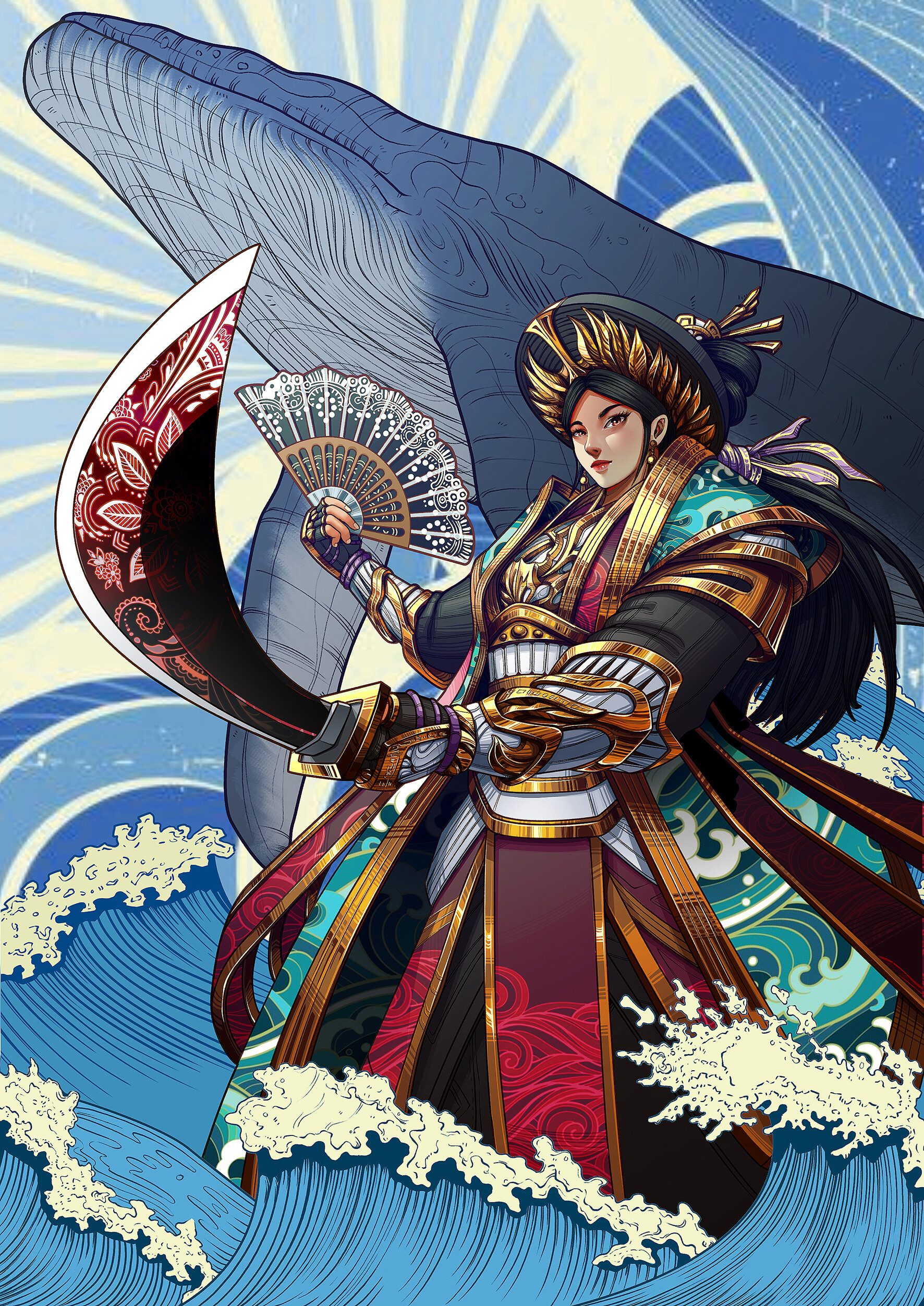 ArtStation - Lady Trieu From VietNam's History.