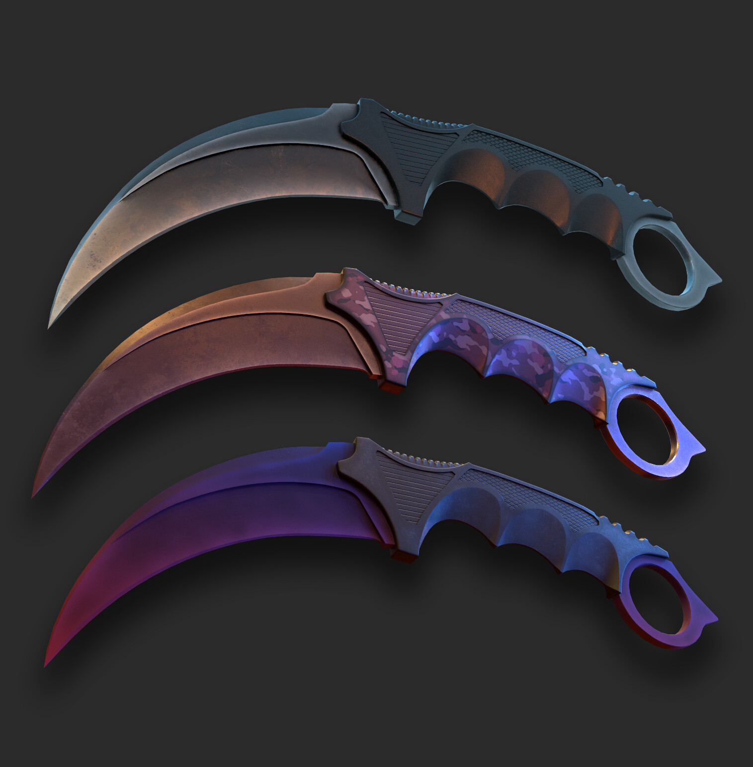Alba Vidal - Karambit knife (Hard surface model)