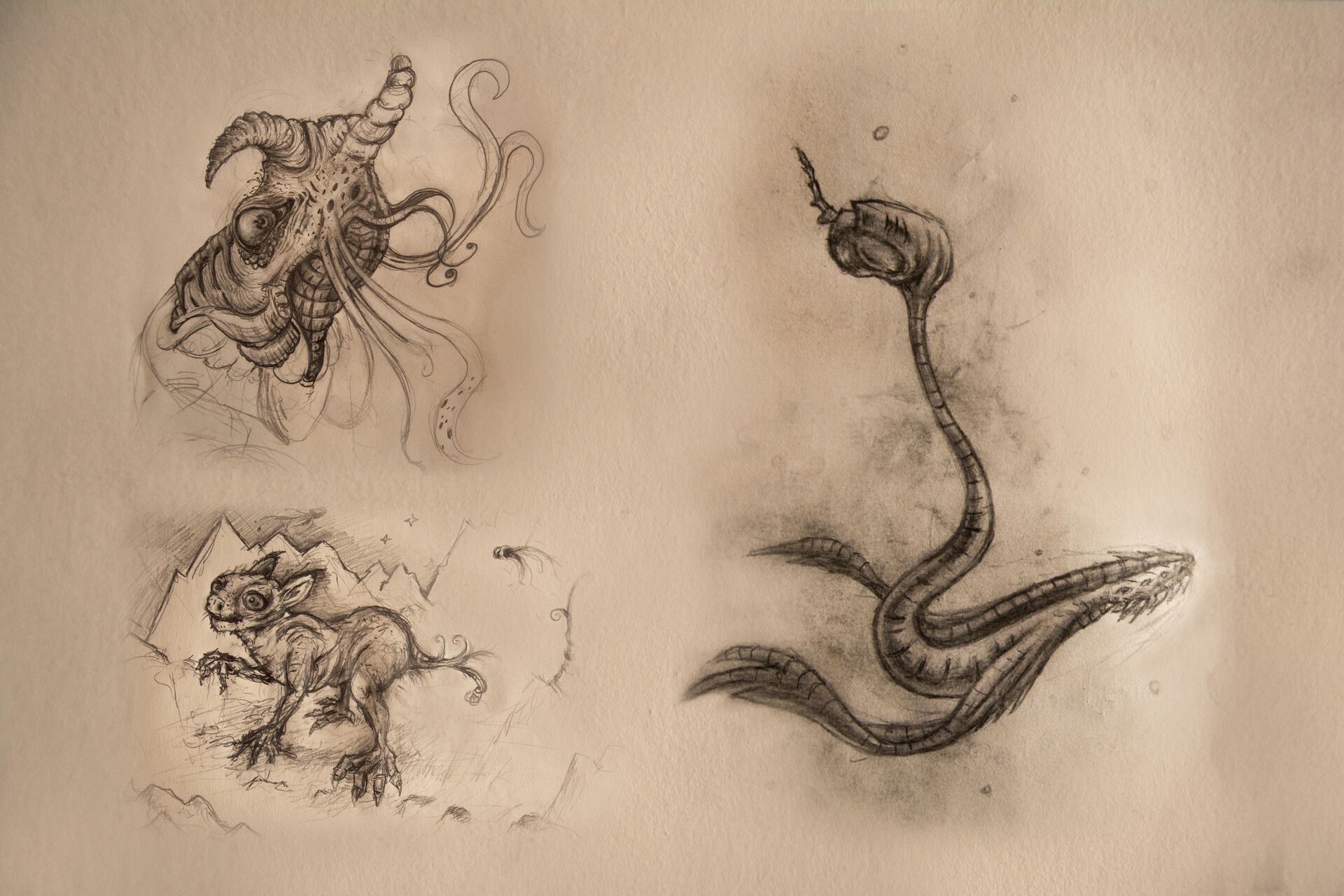 ArtStation - Creature sketches collection 1
