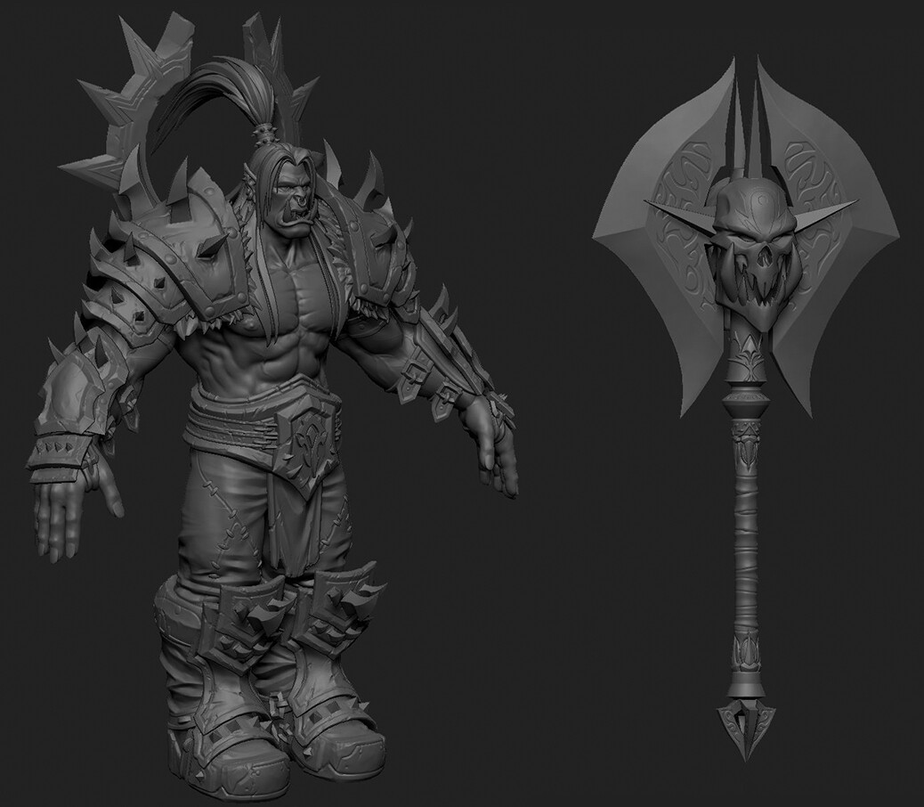 ArtStation - Orc Warrior