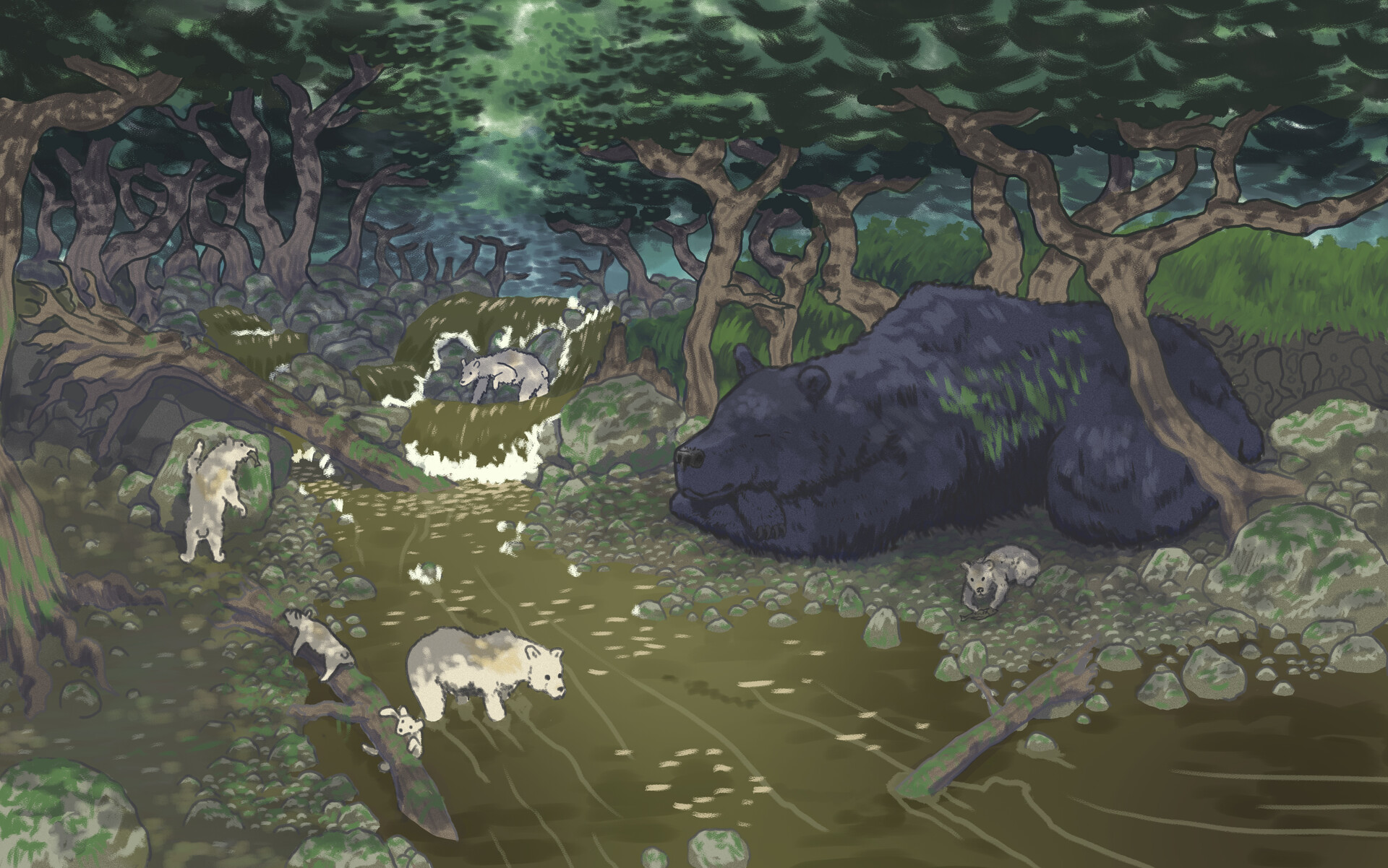 ArtStation - Afternoon nap