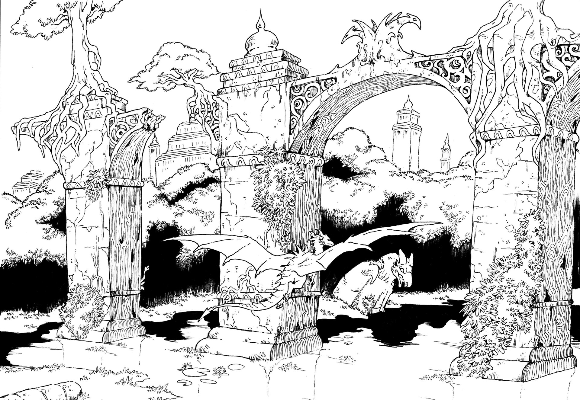 Fernanda Adami - Over ancient ruins